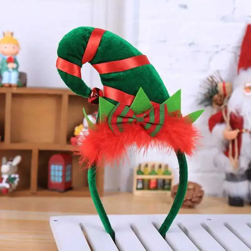 Festive Fun! Christmas Elf Party Headband - Holiday Headwear, Party ...