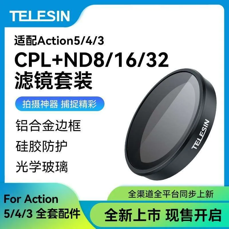 Motion Camera Filter Set: CPL Polarizer & ND Dimmer Kit | Premium ...