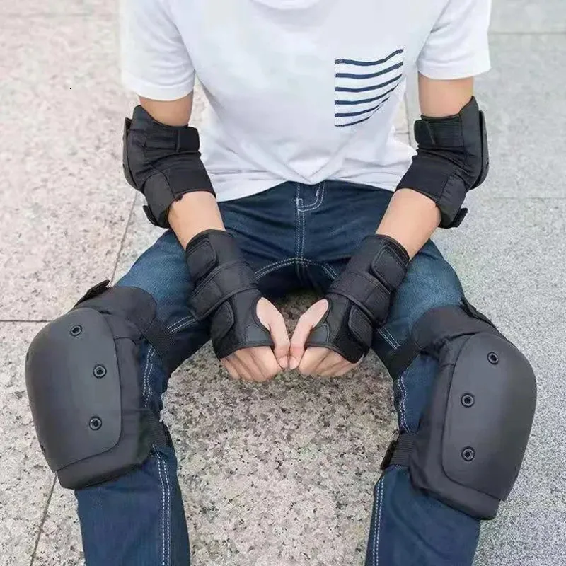 6-Piece Protective Gear Set for Roller Skating - Adult & Kids, Helmet ...