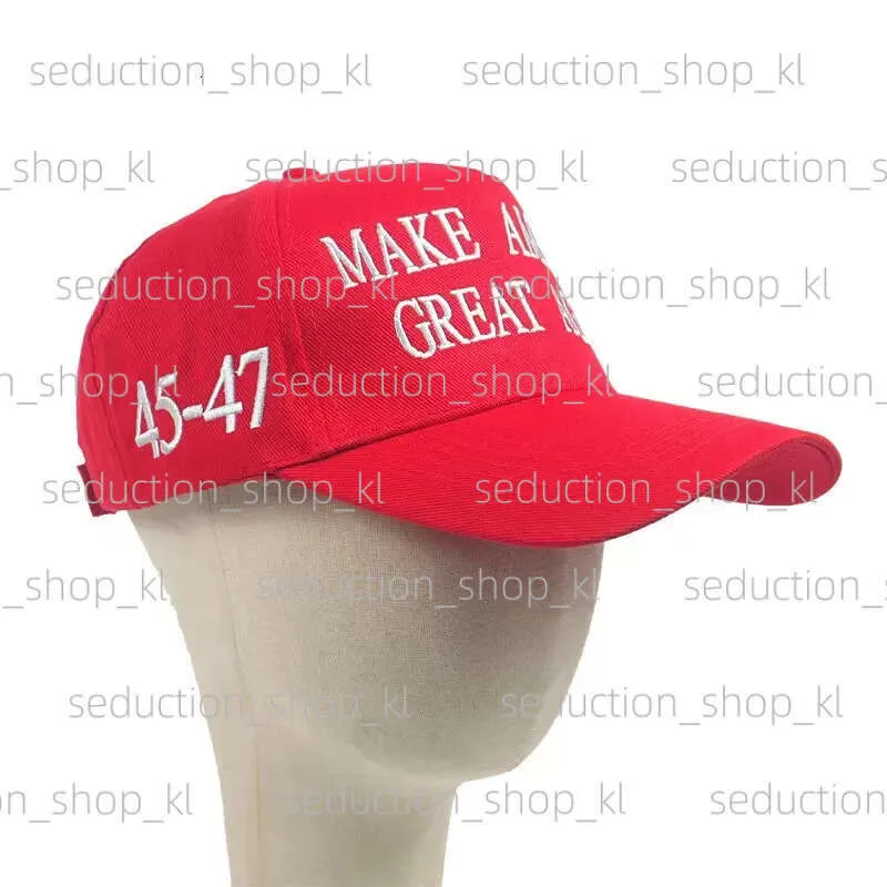 Donald Trump 2024 USA Red Baseball Cap Large Size MAGA Snapbk President ...