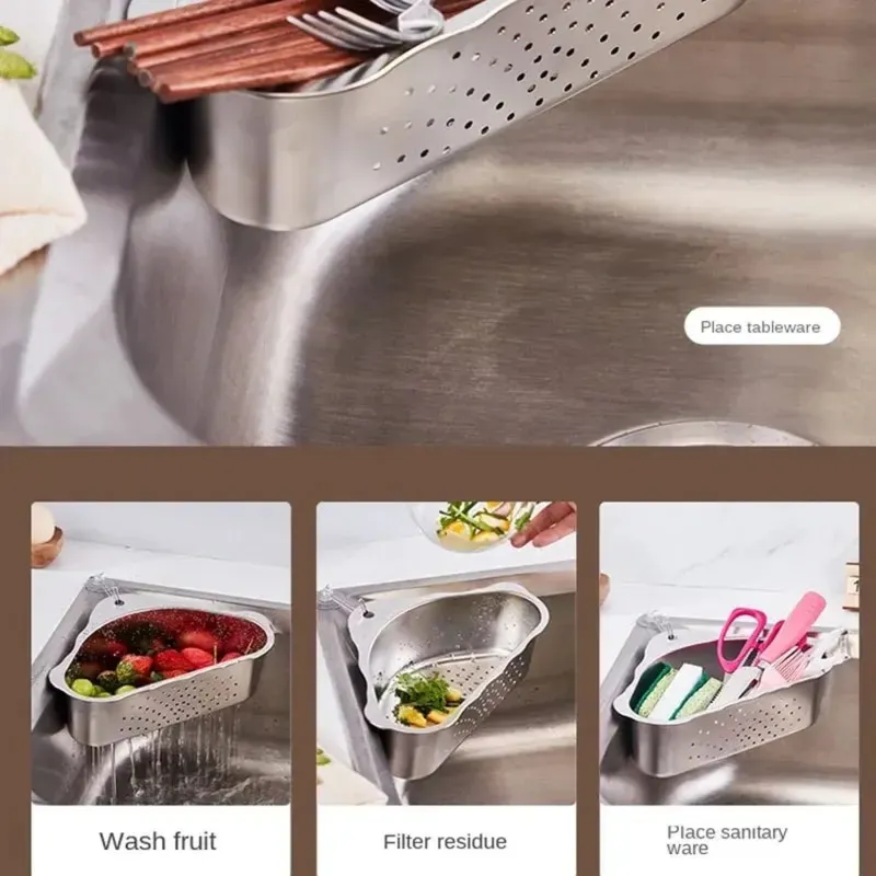 304 Stainless Steel Triangle Colander With Side Holes For Fast ...