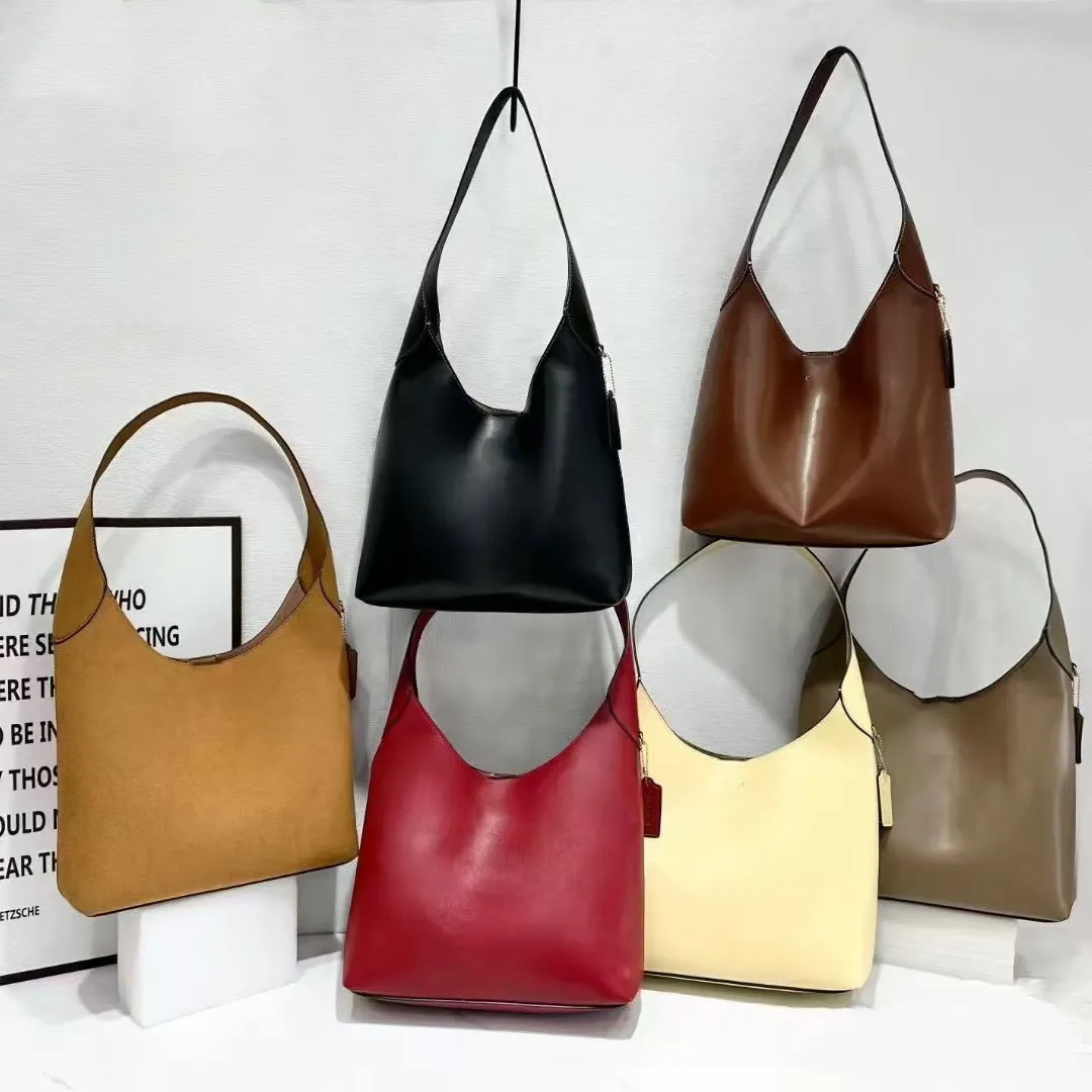 Classic Leather Underarm Bag High Quality Tote Shoulder Handbag For ...