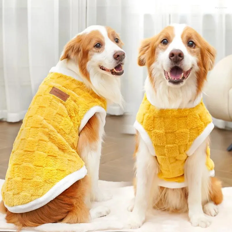 Winter Warm Dog Sweater For XS 8XL Sizes Golden Retriever Coats Sweatshirt And Pullover Yellow Sweater Vest For Big Dogs And Puppies From Margueriter 8.72 DHgate.Com