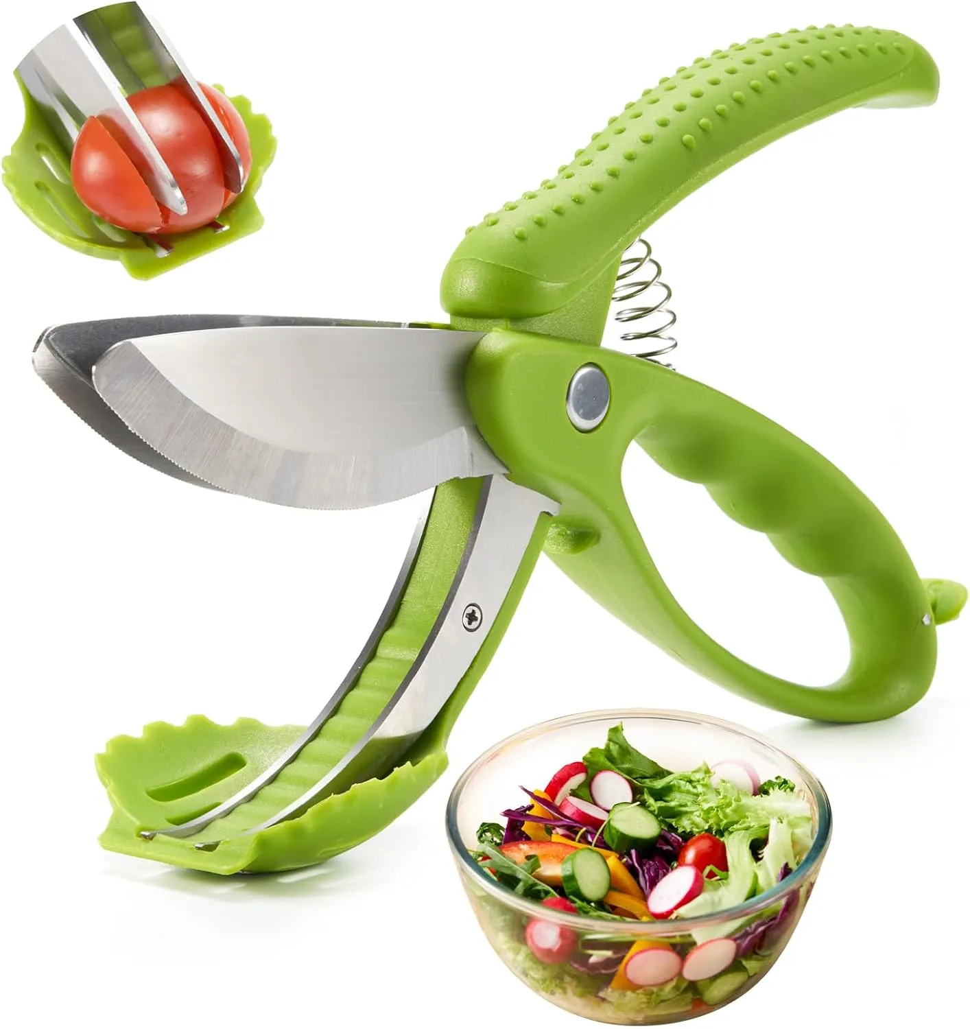 DHgate.com:Double Blade Salad Chopper & Scissors - Stainless Steel ...