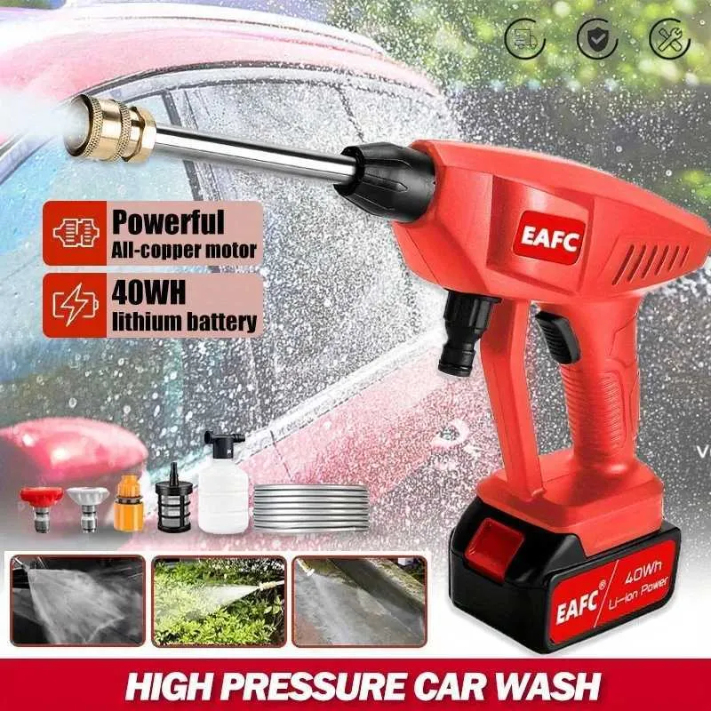 Portable Cordless Pressure Washer For High Pressure Car Wash Ideal For ...