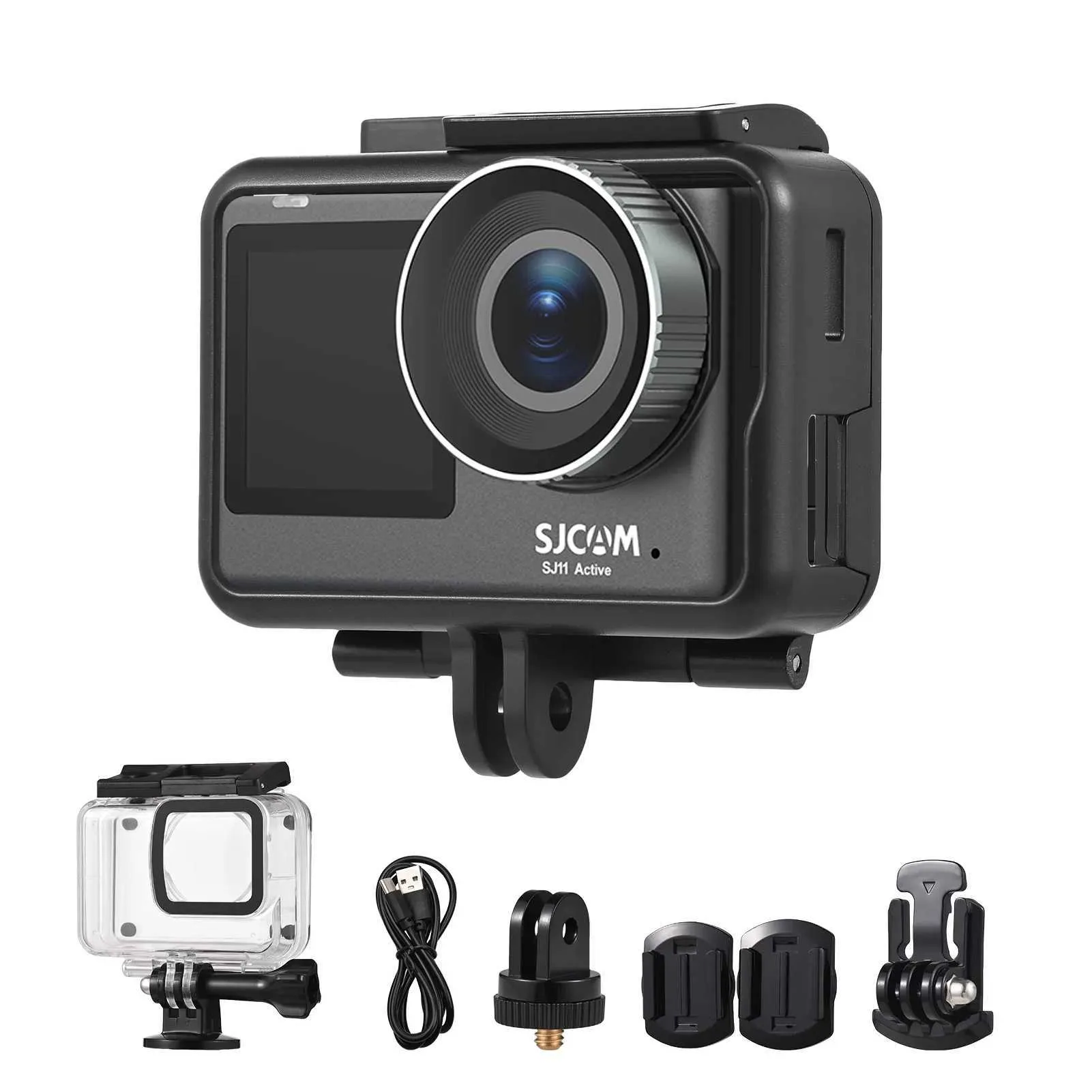 4K Action Camera with Dual Screens, Waterproof, Antishake, Live ...