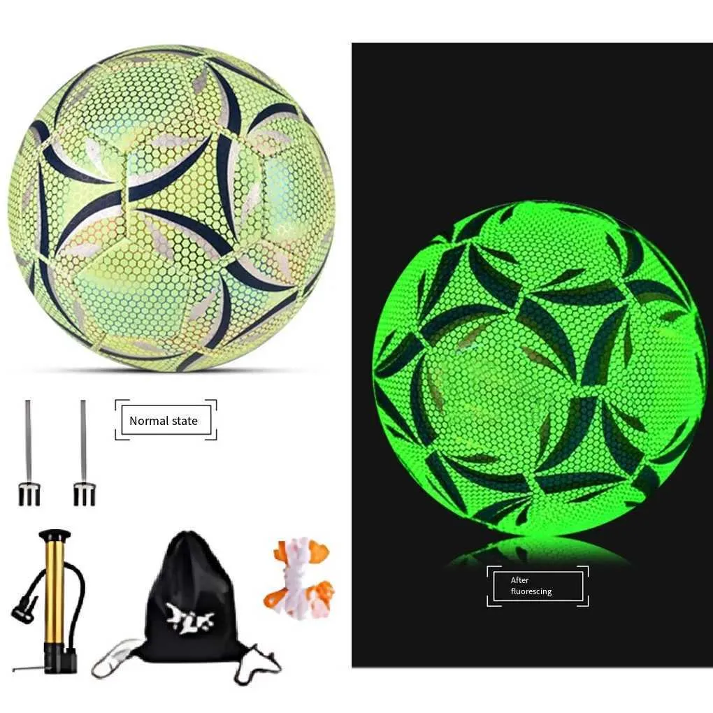 Football Ball Size 5, Glow In Dark Football Official Size Training ...