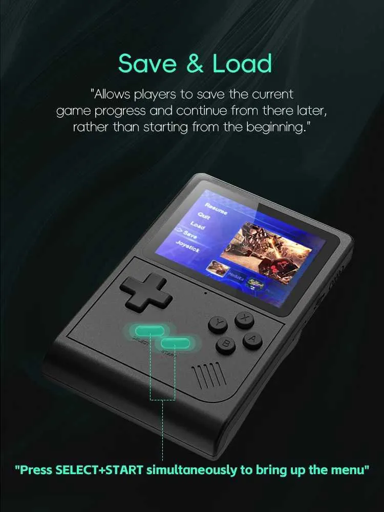 Portable Retro Mini Handheld Old Game Consoles For NES/SNES/GBA ...