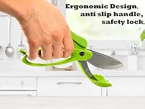 DHgate.com:Double Blade Salad Chopper & Scissors - Stainless Steel ...