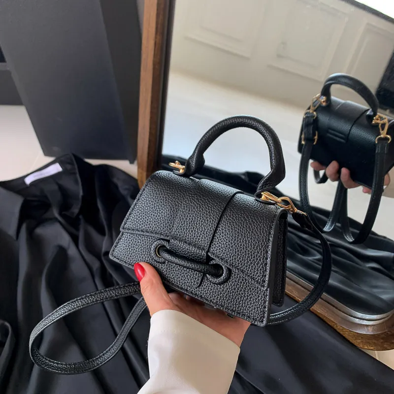 Solid Color Simple Temperament Handbag: Single Shoulder Crossbody Bag ...