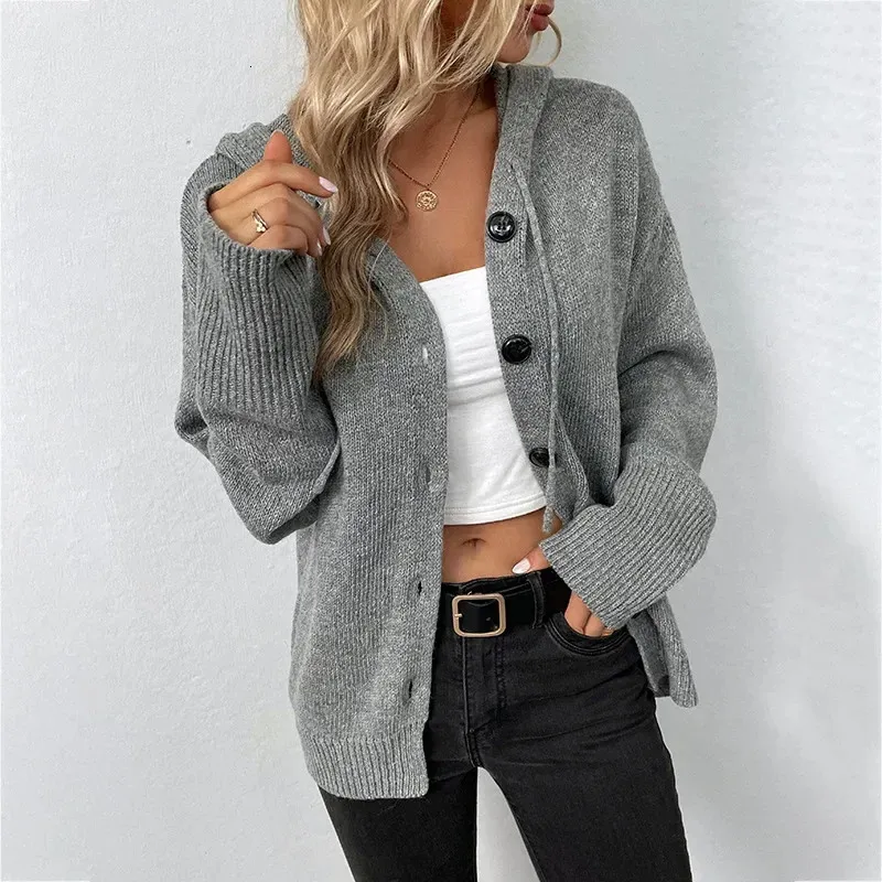 Solid Color Hooded Crossover Sweaters For Women ... From Cong00, $34.21 ...