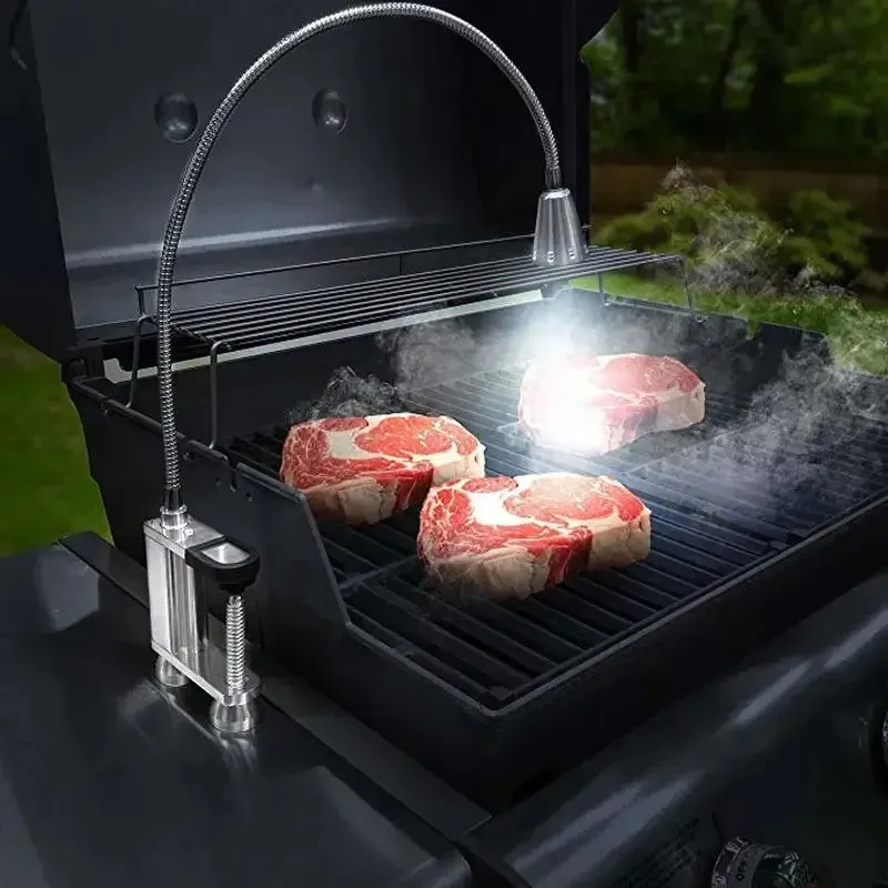 Adjustable LED BBQ Grill Light with Magnetic Base & Flexible Gooseneck ...