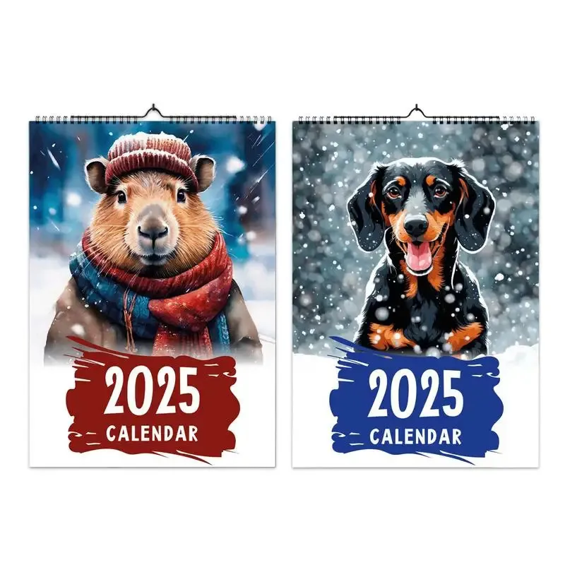 Hangable Dog Calendar 2024: Monthly Planner, Family Organizer, Paper ...
