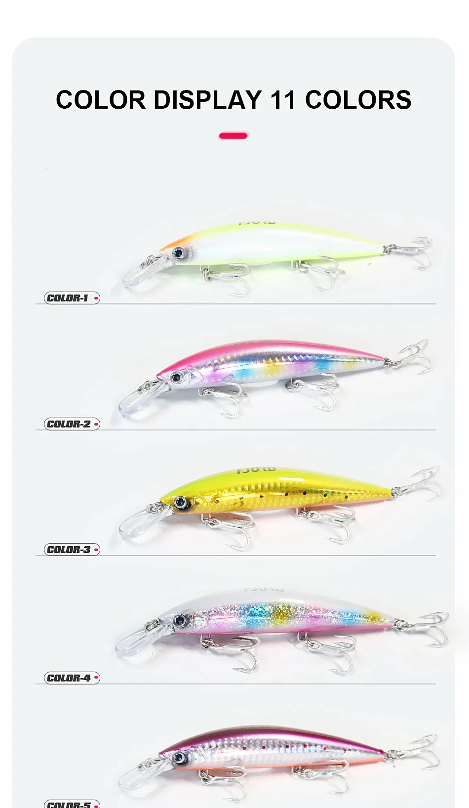 FJORD FJL5031 Heavy Sinking Minnow Fishing Lure ... From Long07, $8.22 ...