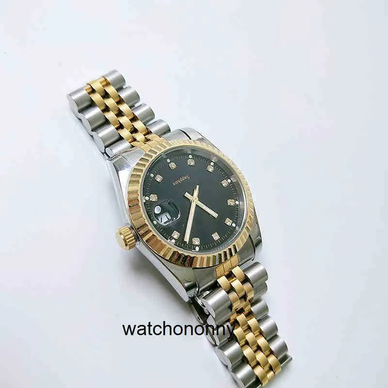 Lao Jiashi Log Men's Waterproof Business Room Watch With Gold Accents ...