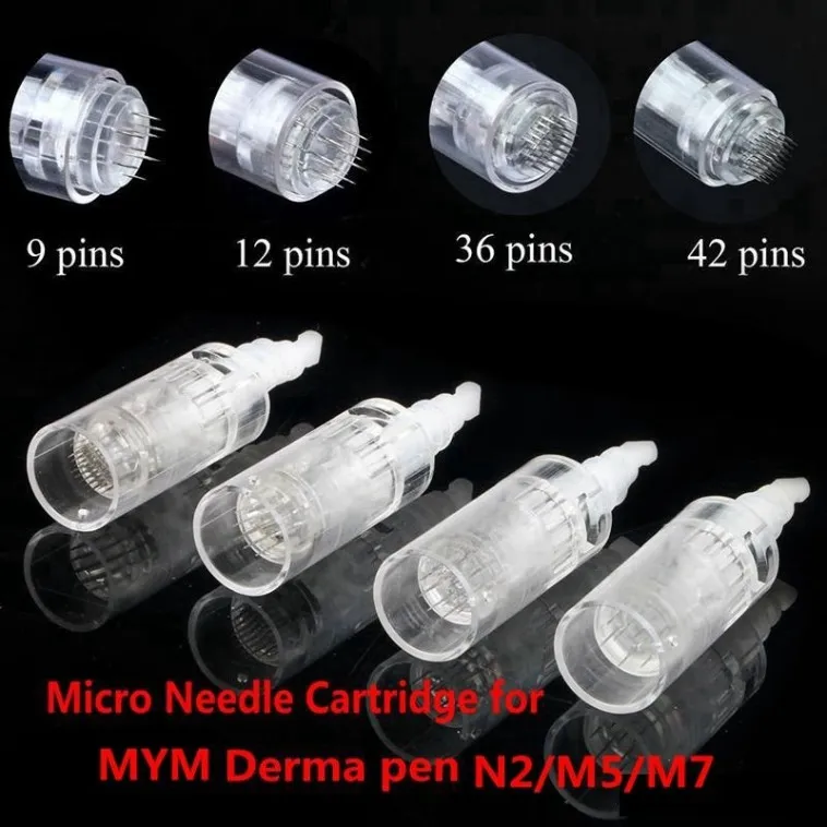 Micro-Needling Pen Needle Cartridges Screw Port Replacement Heads with ...