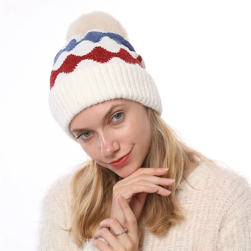 Q 13 Knitted Winter Beanie Hats Warm Sports Caps For Baseball, Football ...
