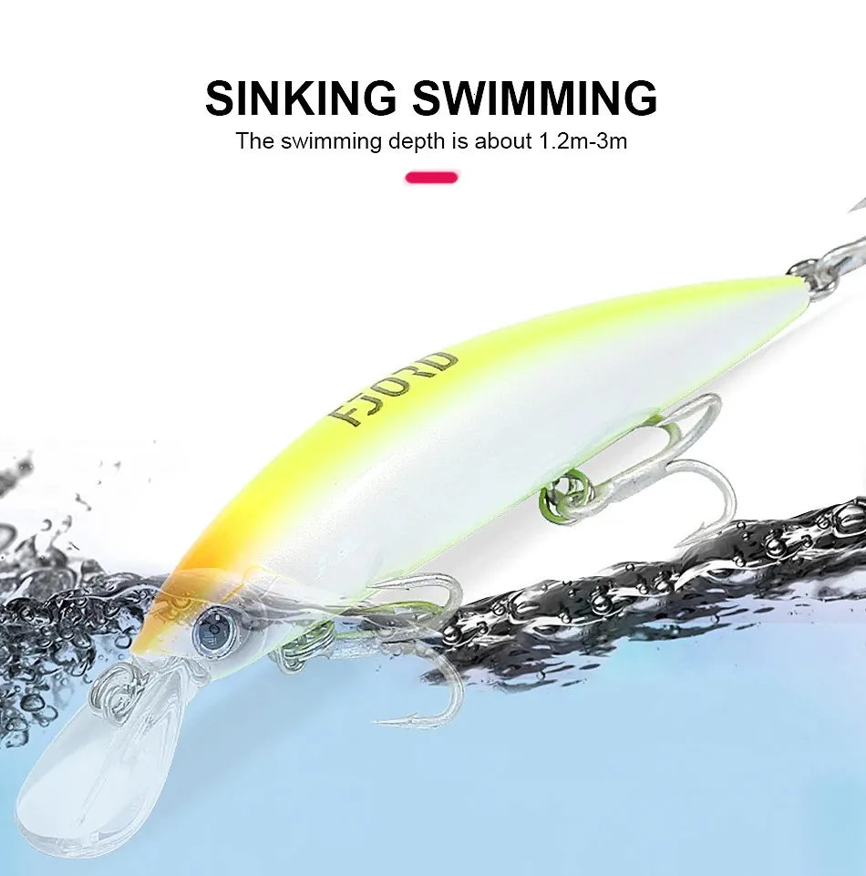 FJORD FJL5031 Heavy Sinking Minnow Fishing Lure ... From Long07, $8.22 ...