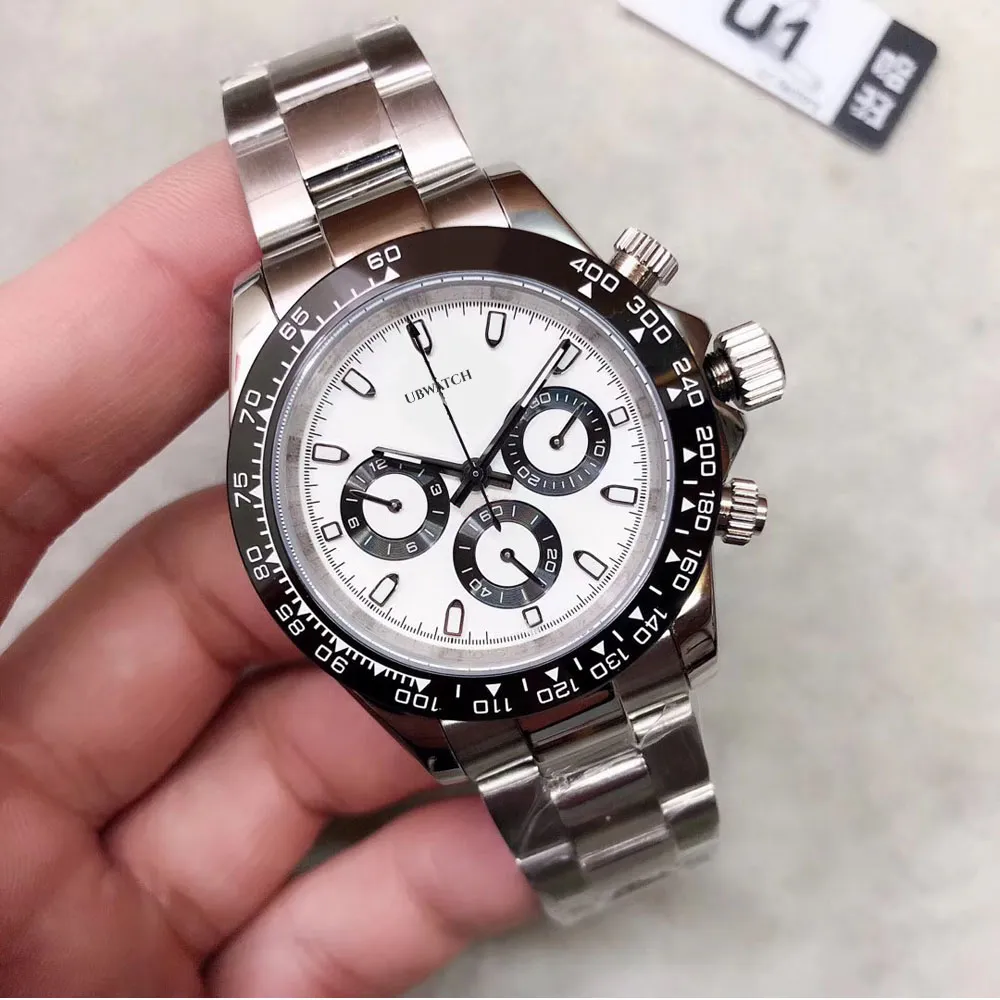 Mens Watch 40mm, Quality Steel Automatic Watch with Working Subdials ...