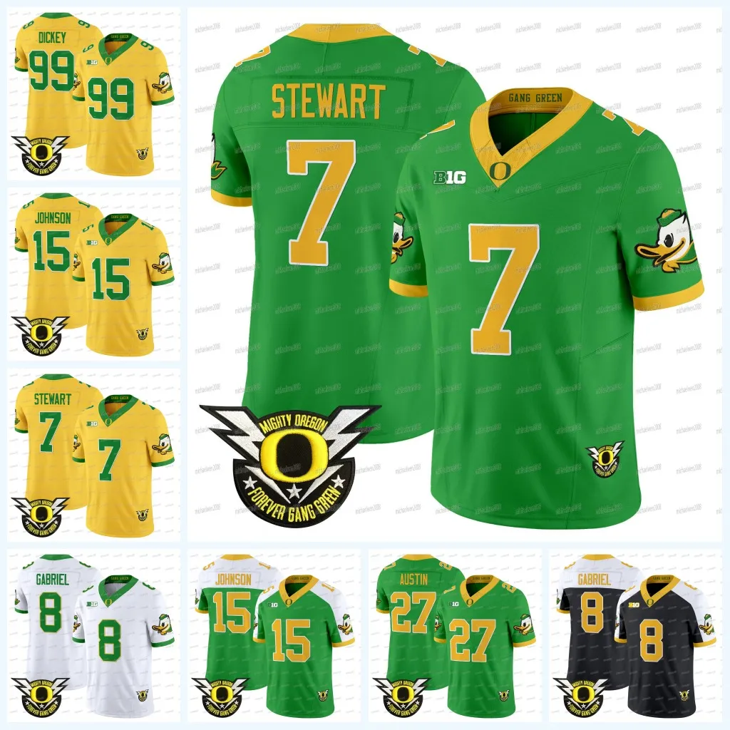 2024 25 Oregon Ducks Green Football Kit Featuring Dillon Gabriel ...
