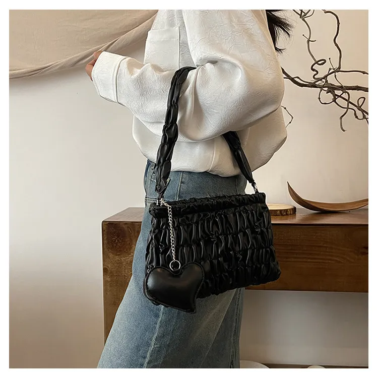 Korean Shoulder Bag: Large Capacity Foldable Handbag, Autumn Fashion ...