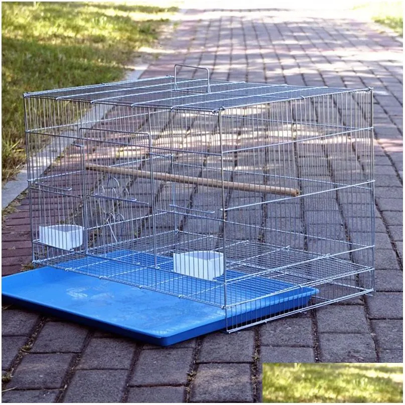 Large Galvanized Wire Mesh Bird Cage - 3x4m, 80cm Long, for Rabbits ...