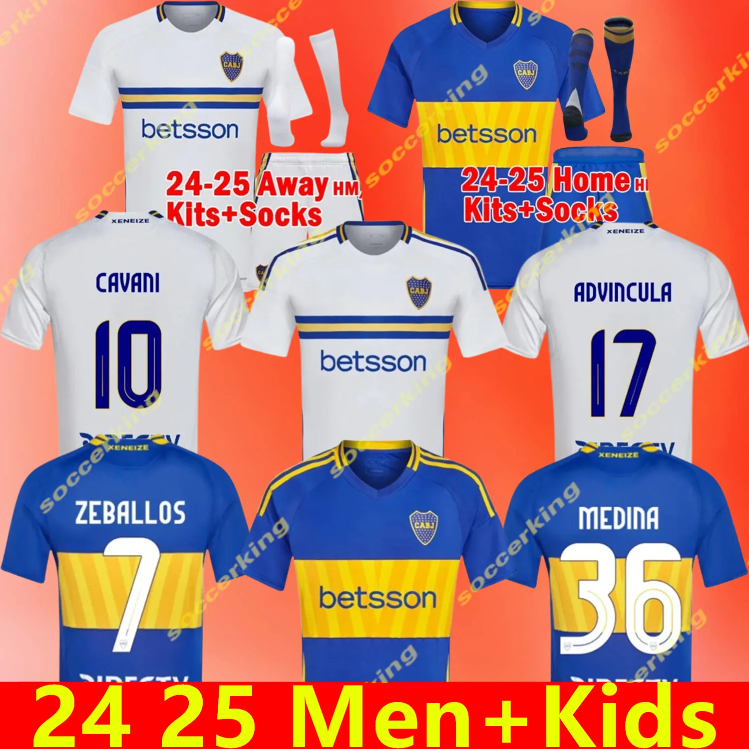 Boca Juniors Jersey 2025: CAVANI, MARADONA, CARLITOS | Men's & Kids ...