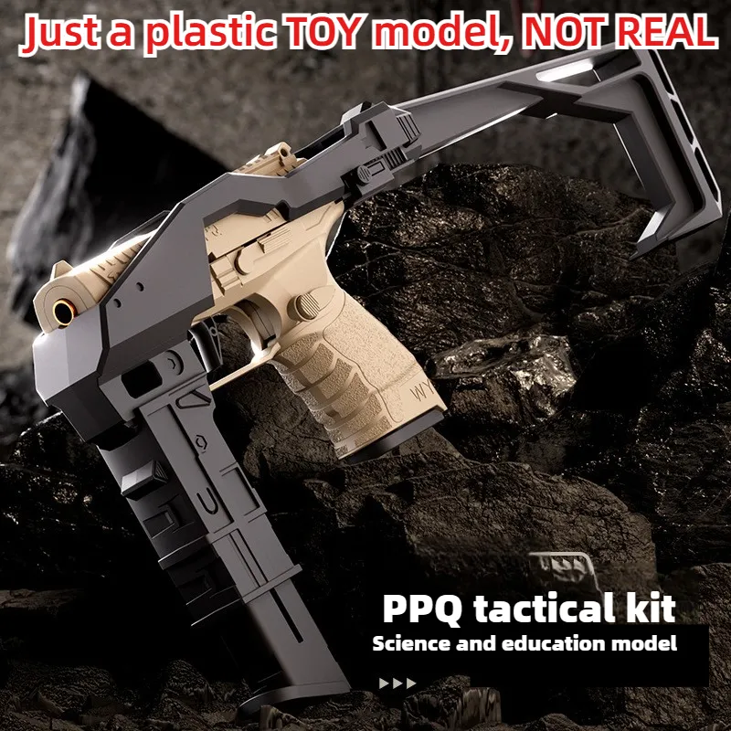 Foldable PPQ Soft Bullets Toy Gun survival kits with Ejection Launcher ...
