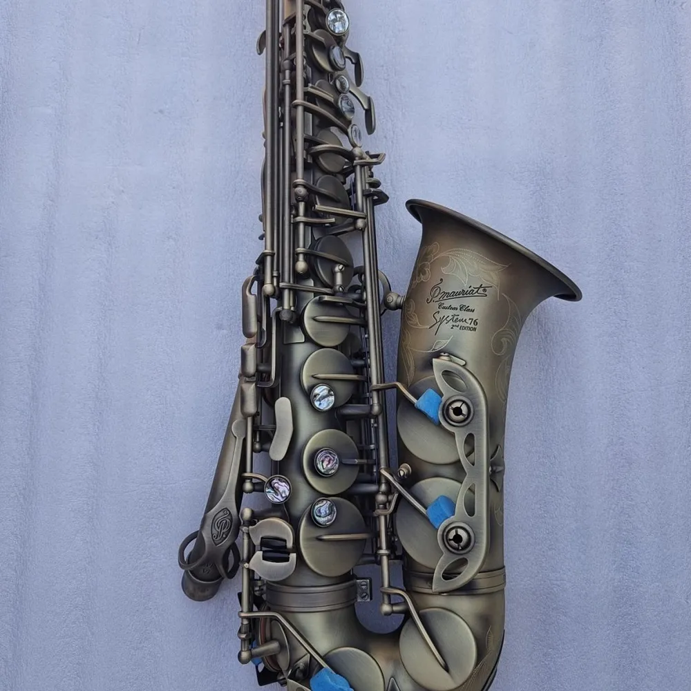 Professional Antique Bronze Alto Saxophone - E-Flat Key, Jazz ...