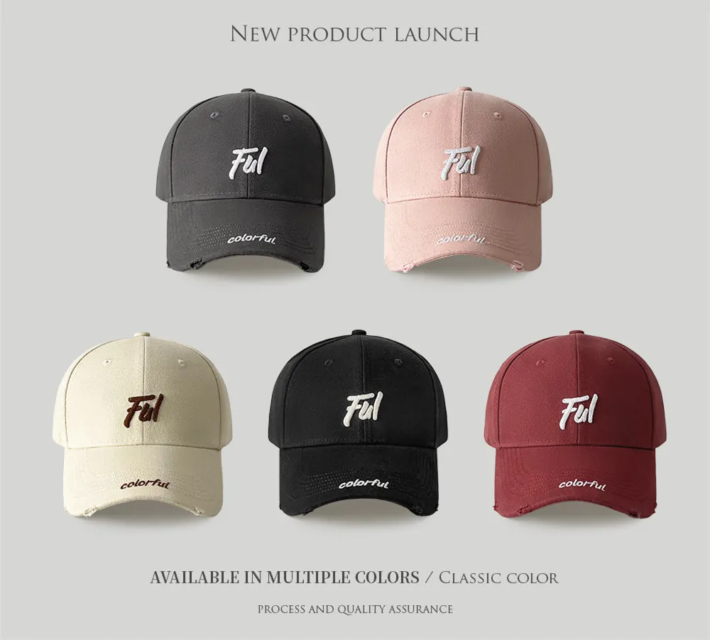 A 7 Baseball Caps High Quality Adjustable Sports Hats For Men And Women ...
