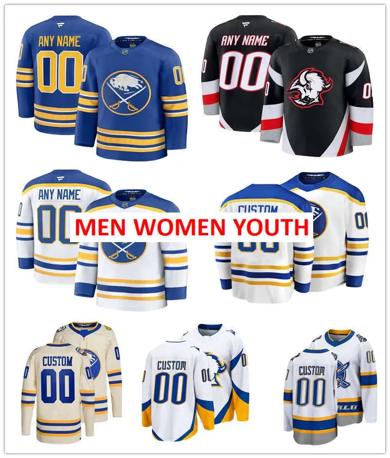 Buffalo Red Wings Reverse Retro Custom Hockey Sweaters Numbers 26, 26 ...