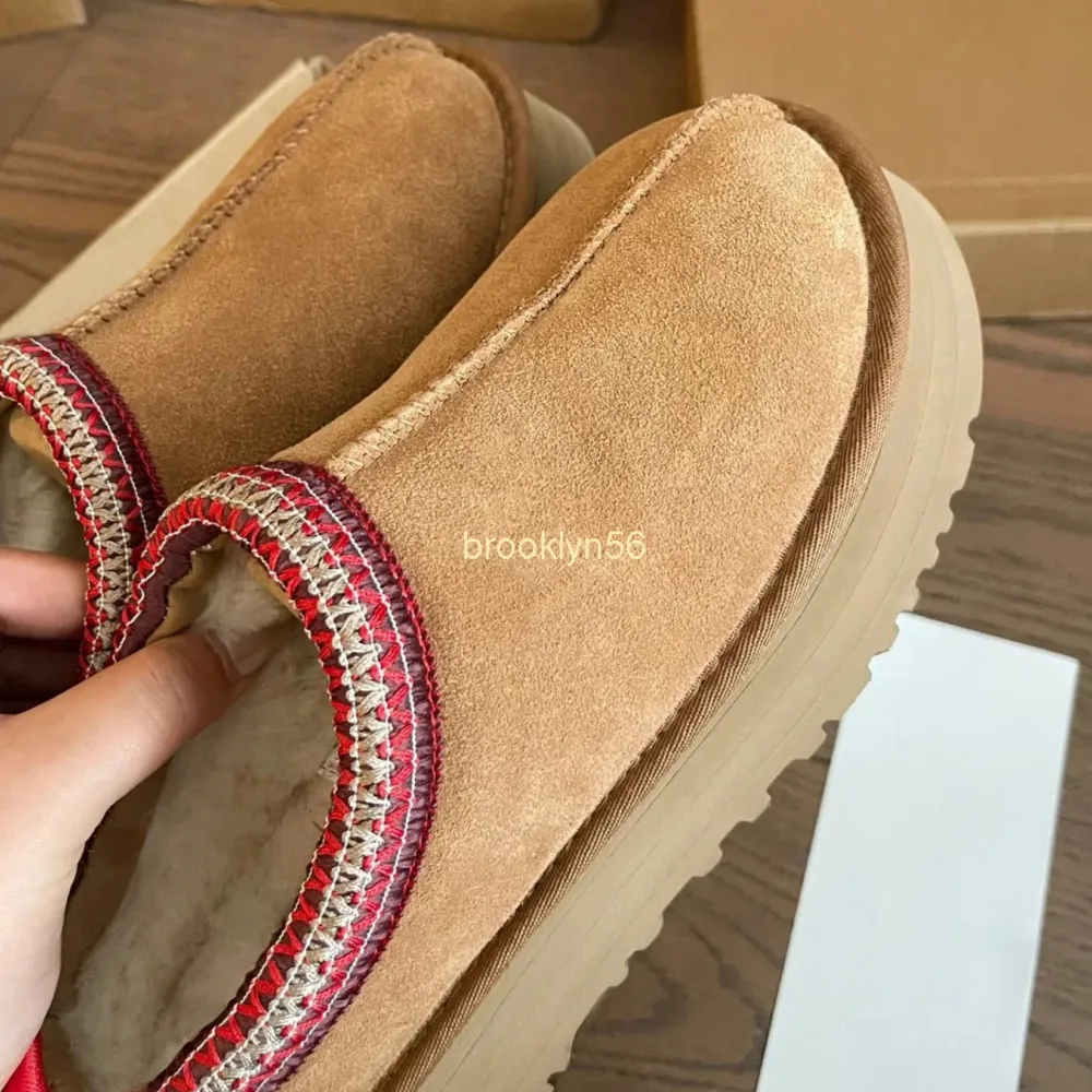 Designer Tasman Wool Mini Snow Boots Women With Platform And Suede ...