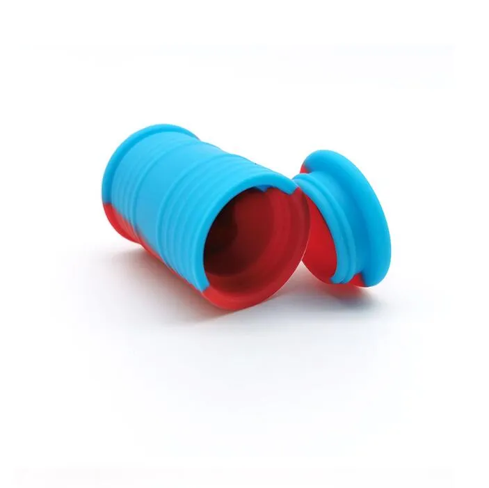11ml Rubber Drum Shaped Silicone Oil Barrel Container For Dab Wax ...