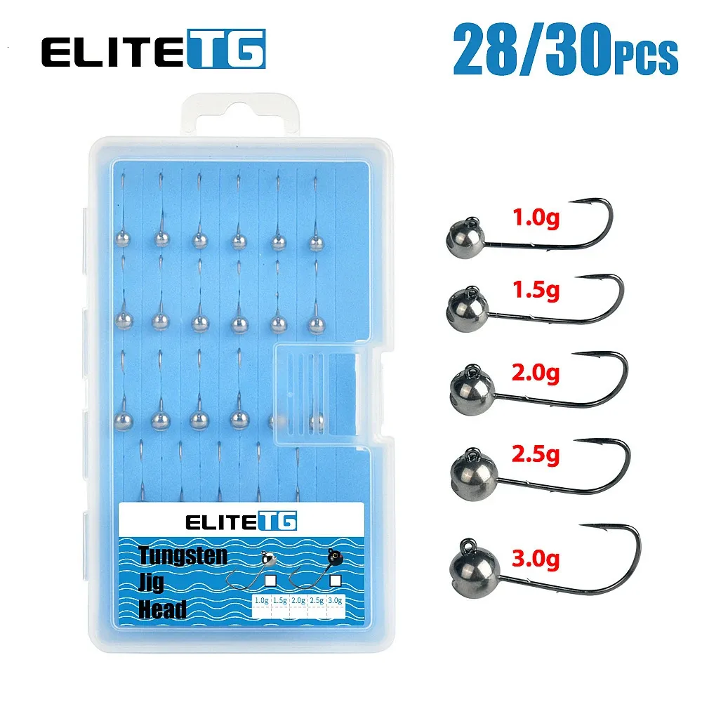 Elite TG Tungsten Head Hook Mermaids Combo 28/Soft Grub Worm Bait For ...