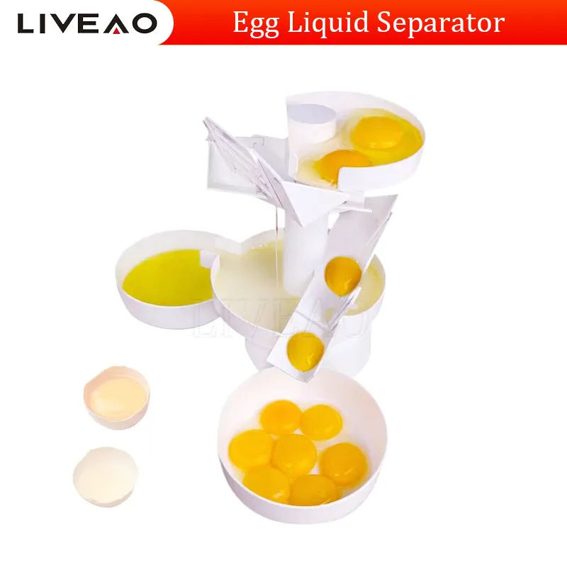 White Plastic Type Of Eggs Yolk Separator Household Type Of Eggs ...