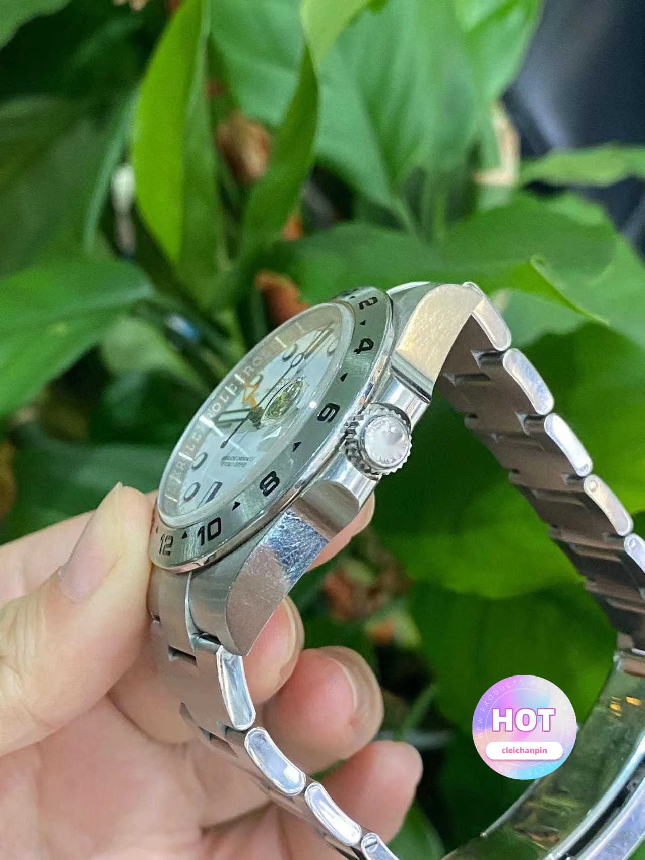 Luxury Men's Automatic Silver Watch With Designer 216570 Cal.3187 ...