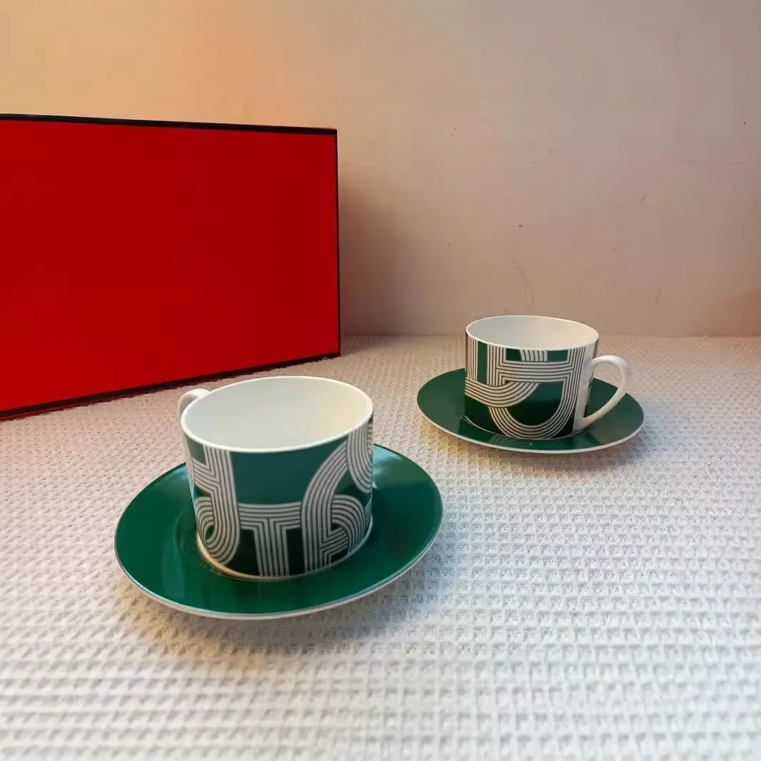 Designer Runway Series Bone China Coffee Set 2 Espresso Cups And 2 ...