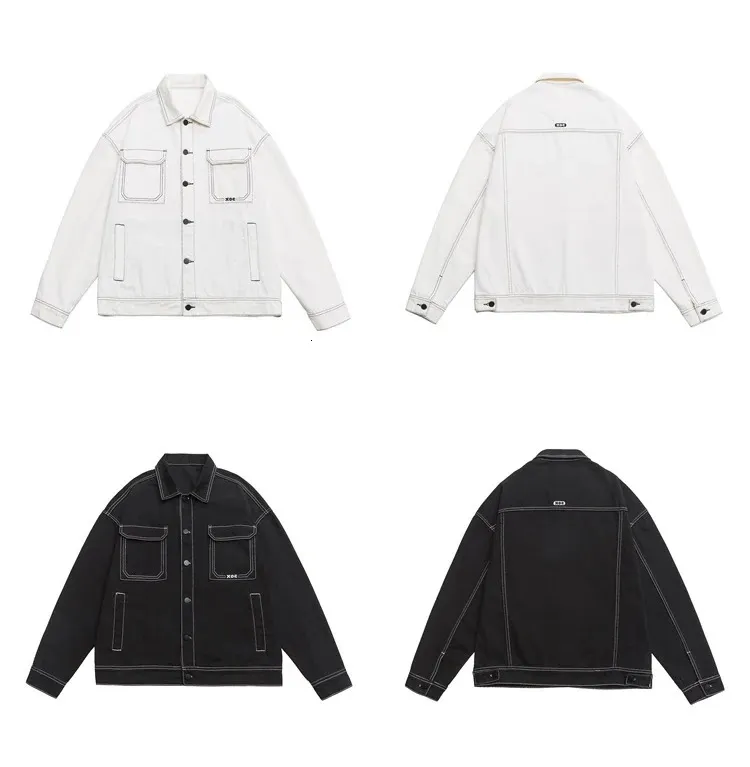 Oversized Denim Mens Jacket: Streetwear Style with Large Pockets - Shop ...