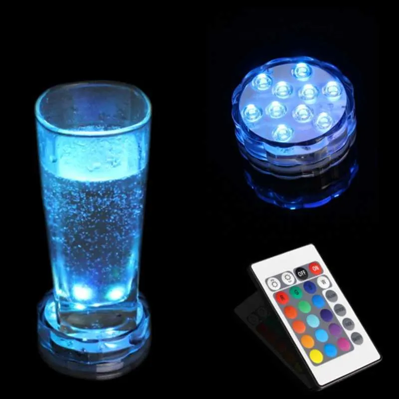 Remote Controlled RGB submersible led lights for...