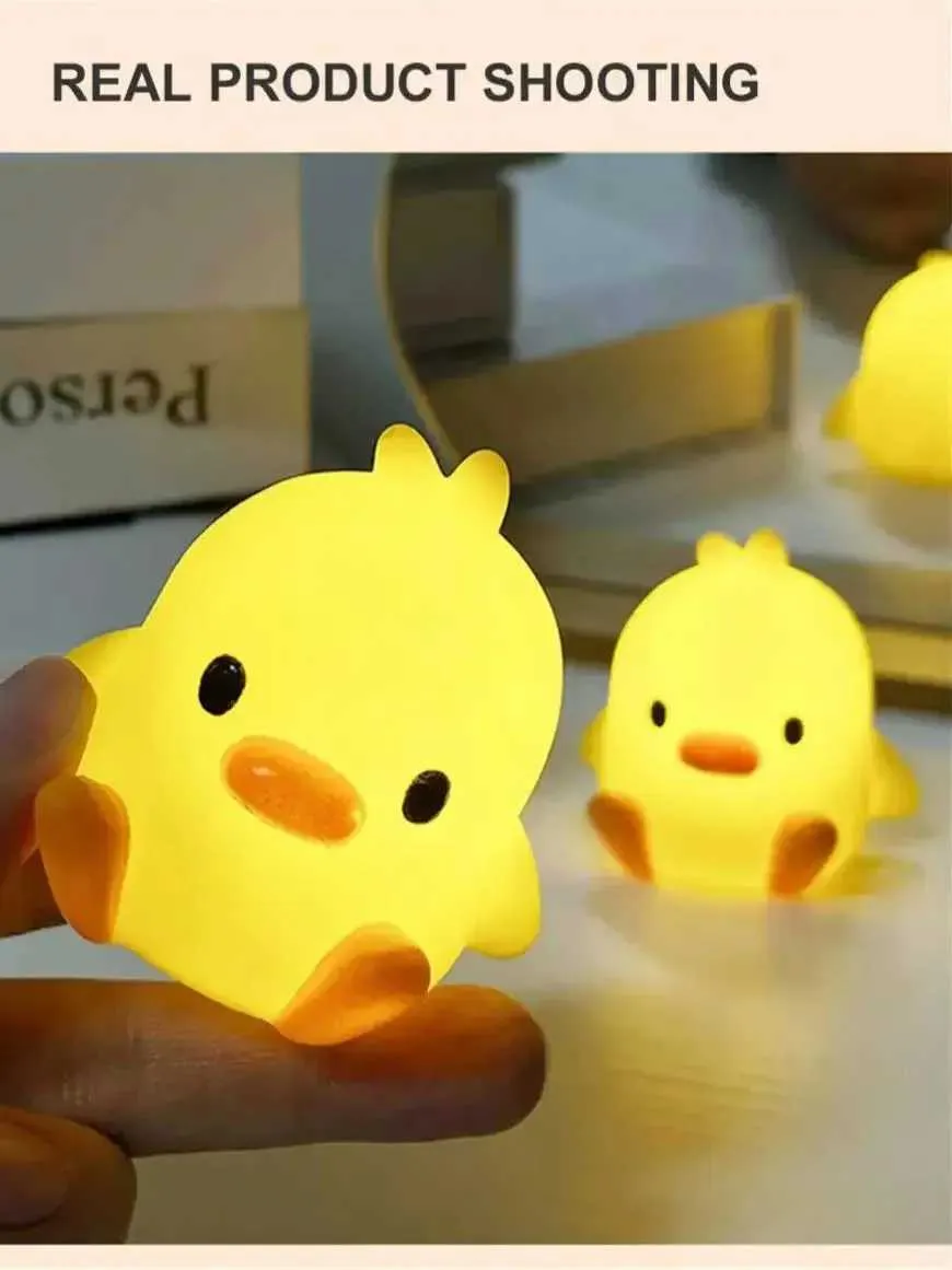 Cute Duck Night Light - Adorable Animal Night Lamp for Children's ...