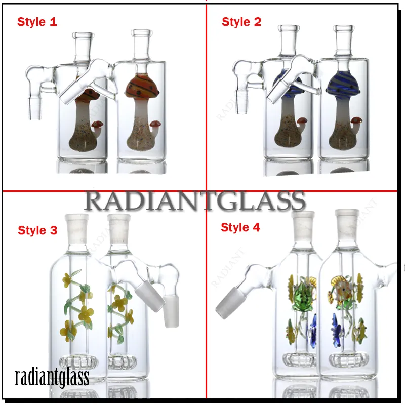 Glass Ash Catcher Four Styles 14mm 18mm Mini Hookah Glass Bong Water ...