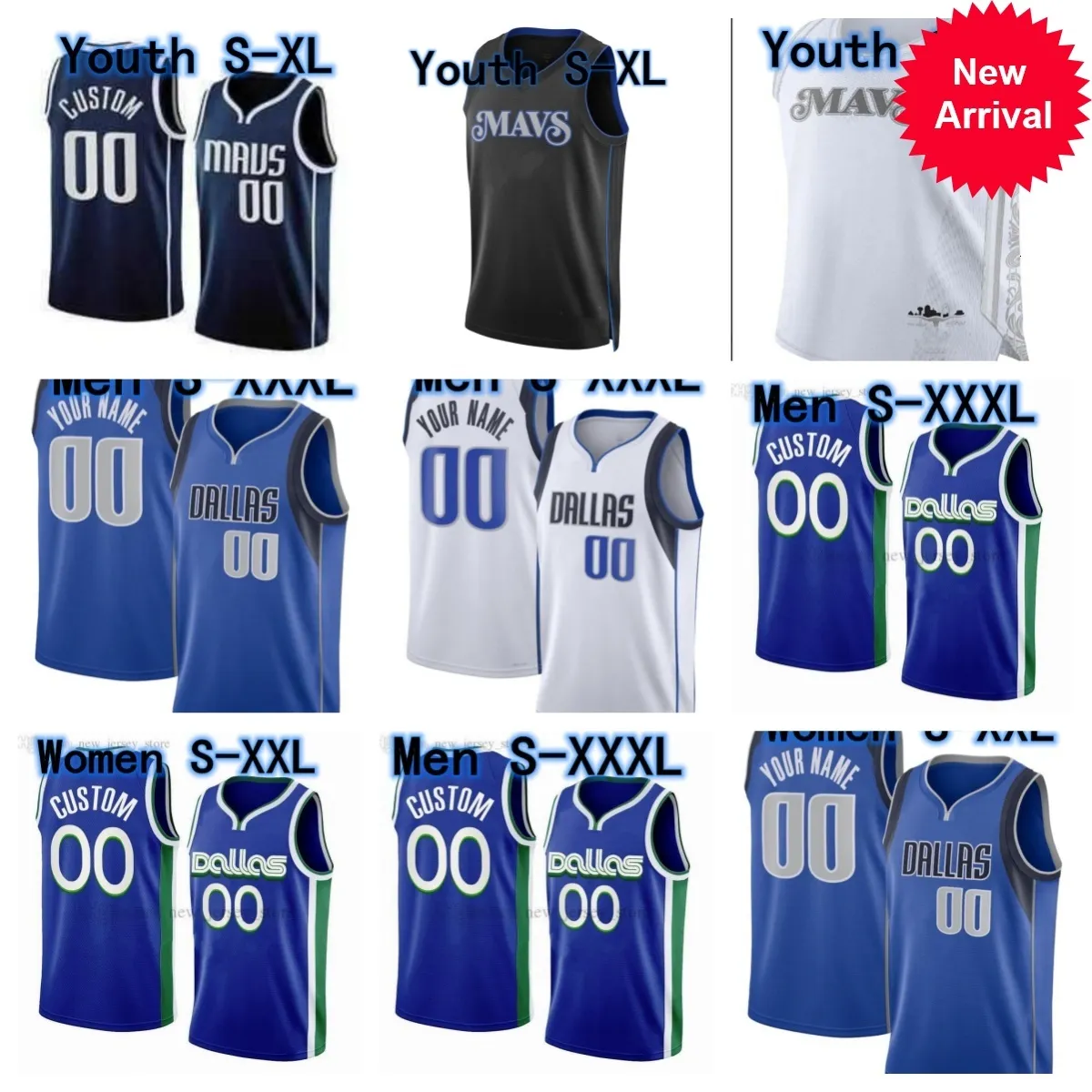 DHgate.com:Mavericks Jersey Klay Thompson LukaDoncic KyrieIrving Naji ...