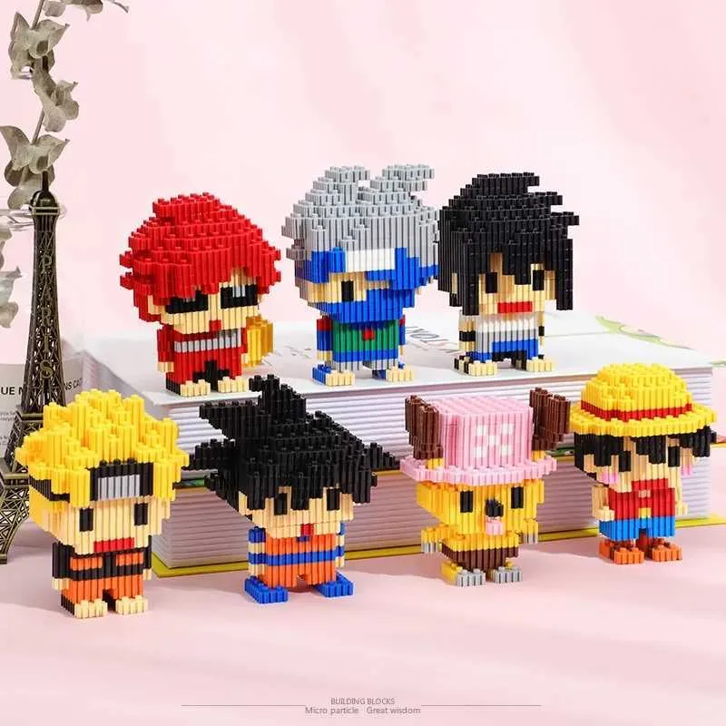 Miniso Luffy Chopper Micro Diamond Building Blocs 3D Diy Assembly ...