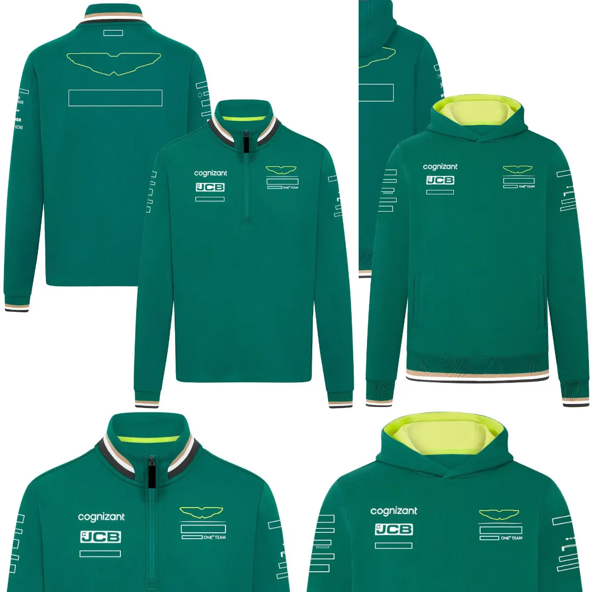 Unisex Half Zip Pullover Hoodie Formula Racing Team Inspired Sweatshirt ...