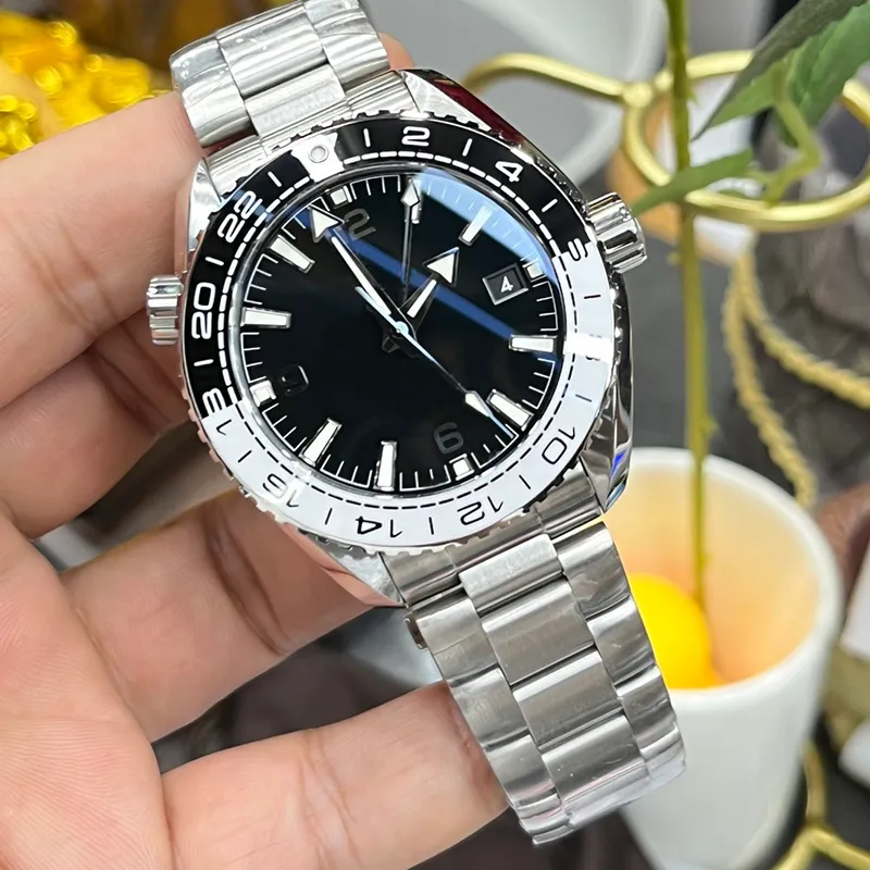Luxury Men's Automatic Mechanical Watch With Ceramic Bezel, Date, Flod ...