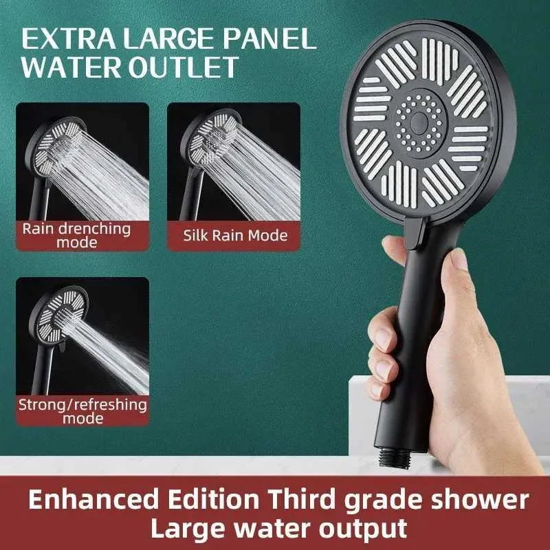 High Pressure Three-Speed Shower Head: Handheld Nozzle for Ultimate ...