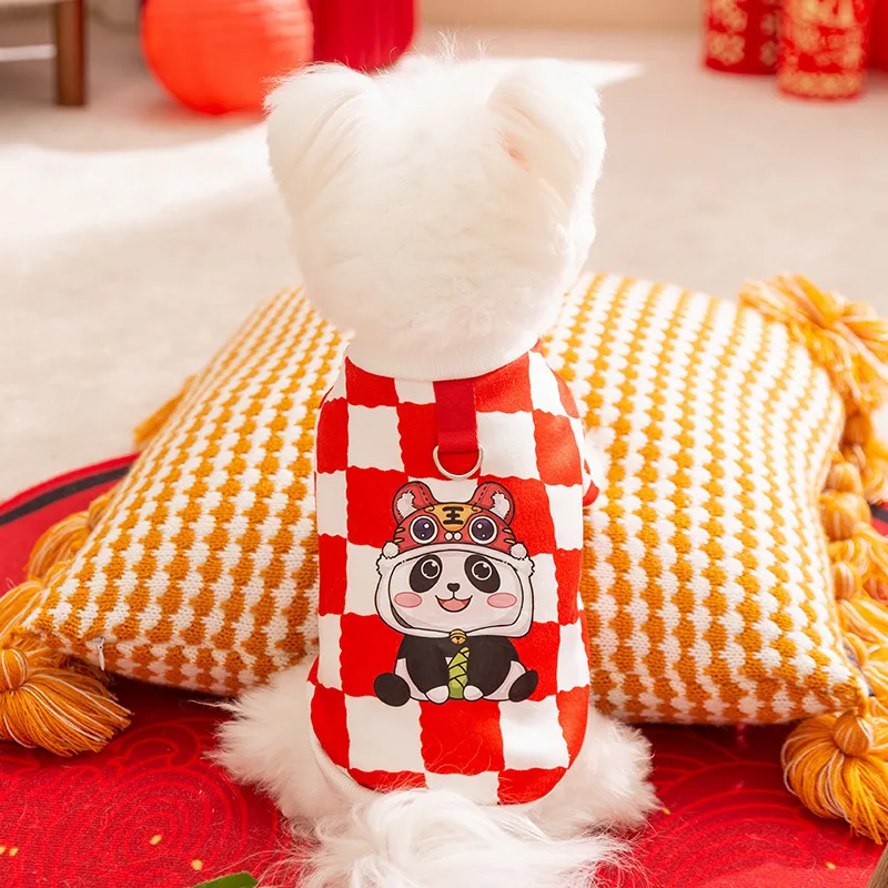 Cute Animal Hoodie Set for Pets - Lion Dance, Tiger Head, Panda, Cat ...