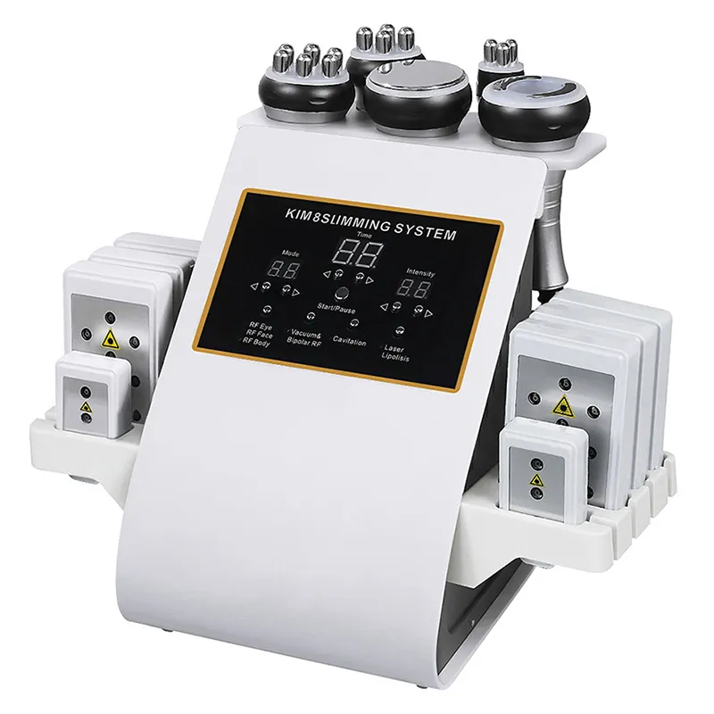 2024 6 In 1 Lipo Laser Cavitation Machine: Ultrasonic Vacuum, RF ...