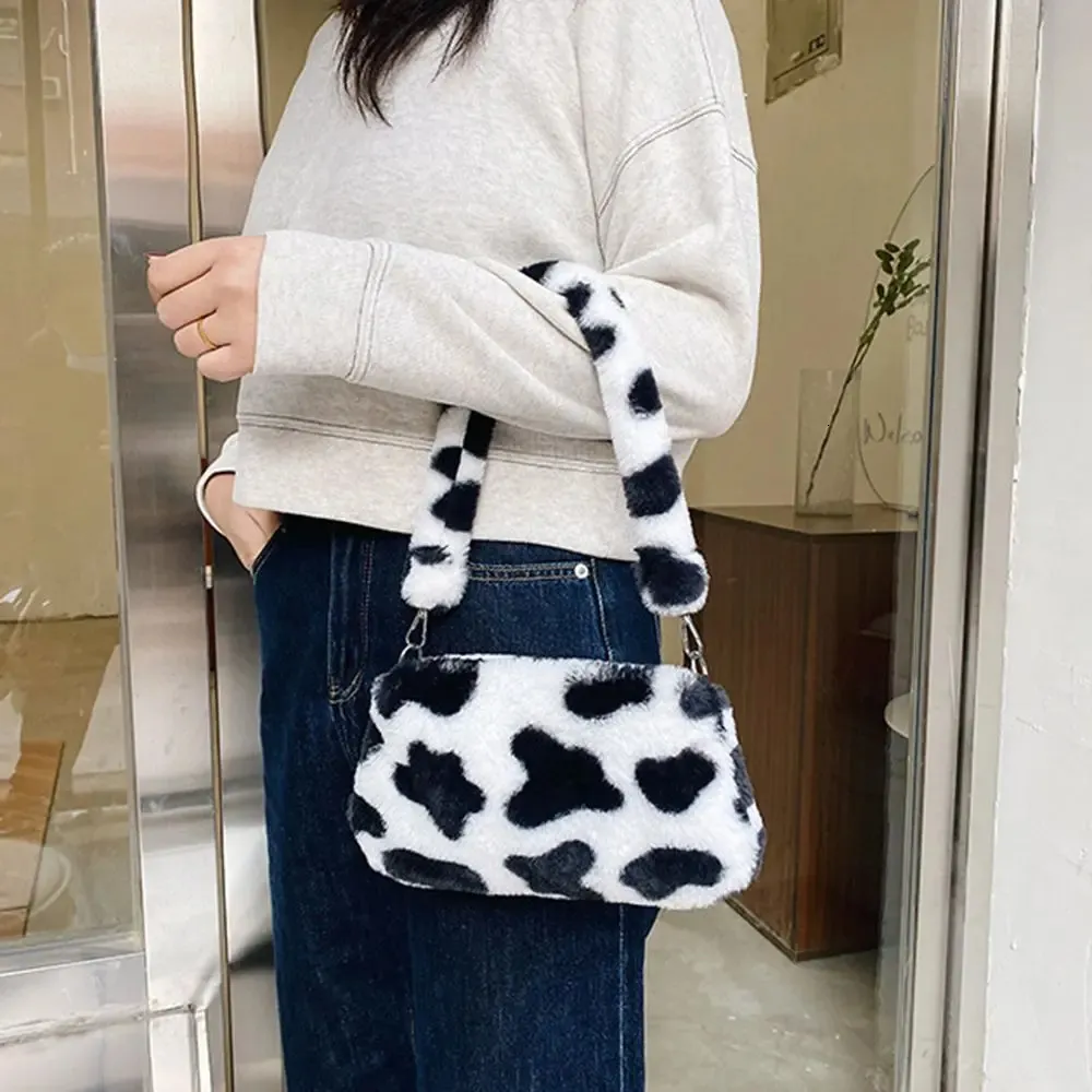 PU Leather Mini Fold Over Messenger Bag with Zipper Closure and Three ...