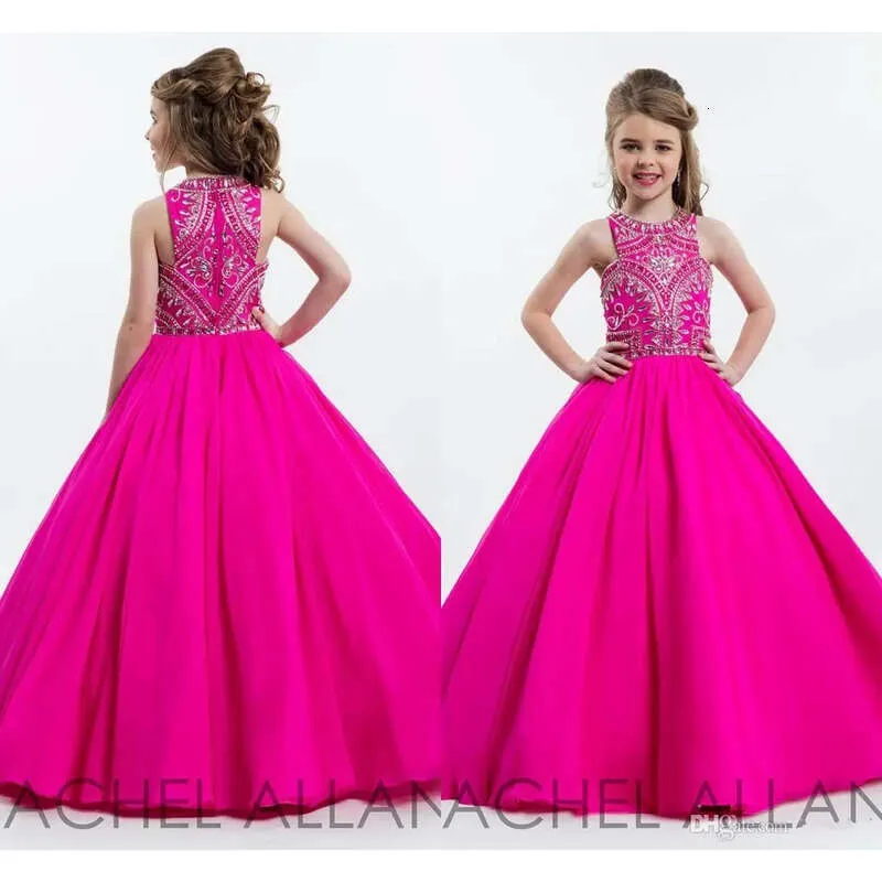 Hot Fuia Sparkly Beaded Princess Pageant Dresses For Girls Teens Formal ...